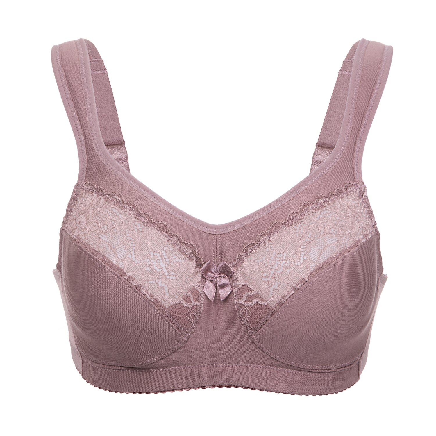 Womens Unlined Full Figure Support Plus Size Wirefree Minimizer Bra